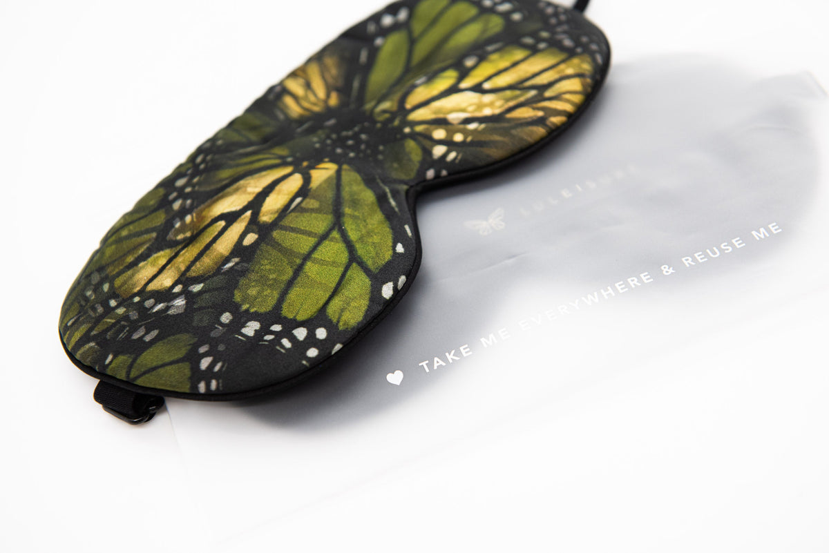 Monarch Eye Mask - Olivine – Luly Yang