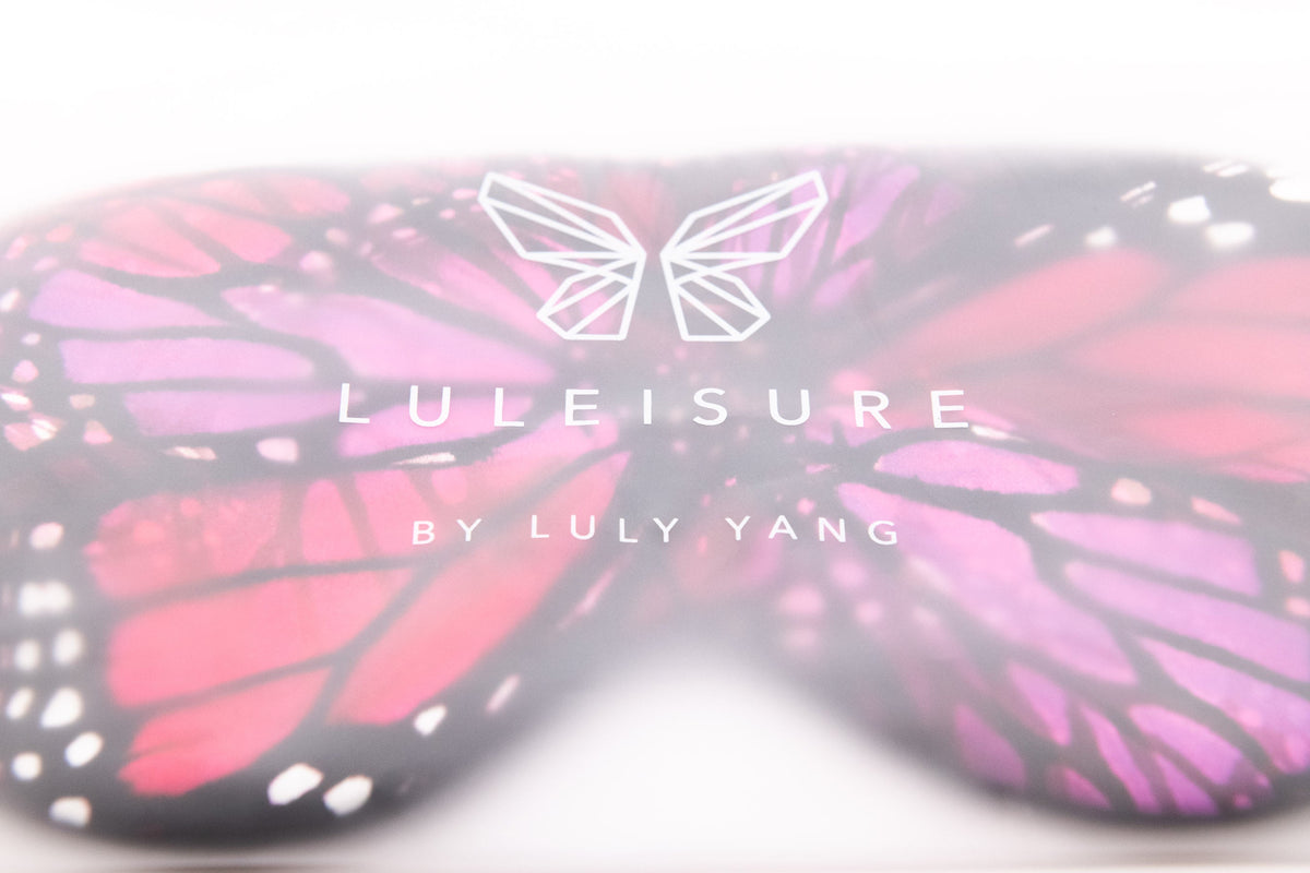 Monarch Eye Mask - Fuchsia – Luly Yang