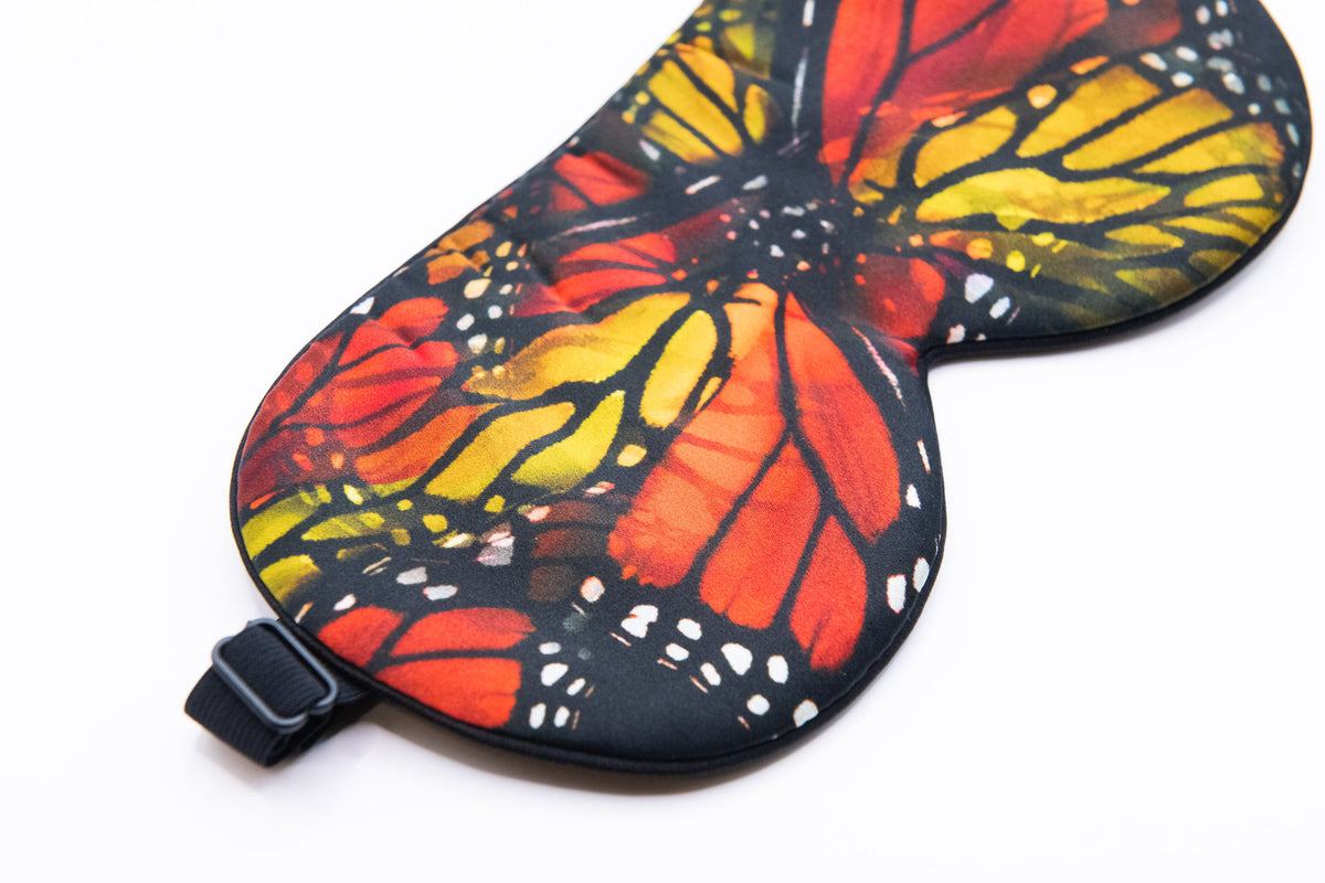 Monarch Eye Mask - Orange – Luly Yang