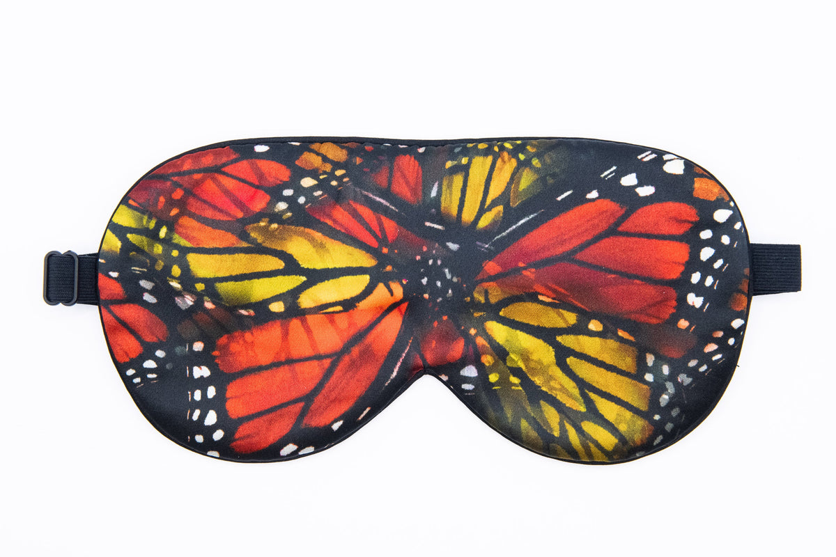 Monarch Eye Mask - Orange – Luly Yang